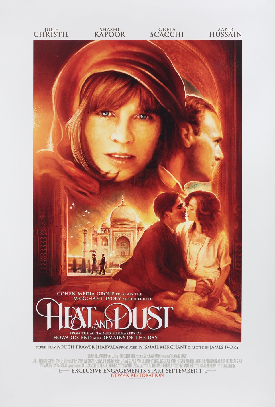 Heat and Dust Original R2017 U.S. One Sheet Movie Poster - Posteritati Movie Poster Gallery