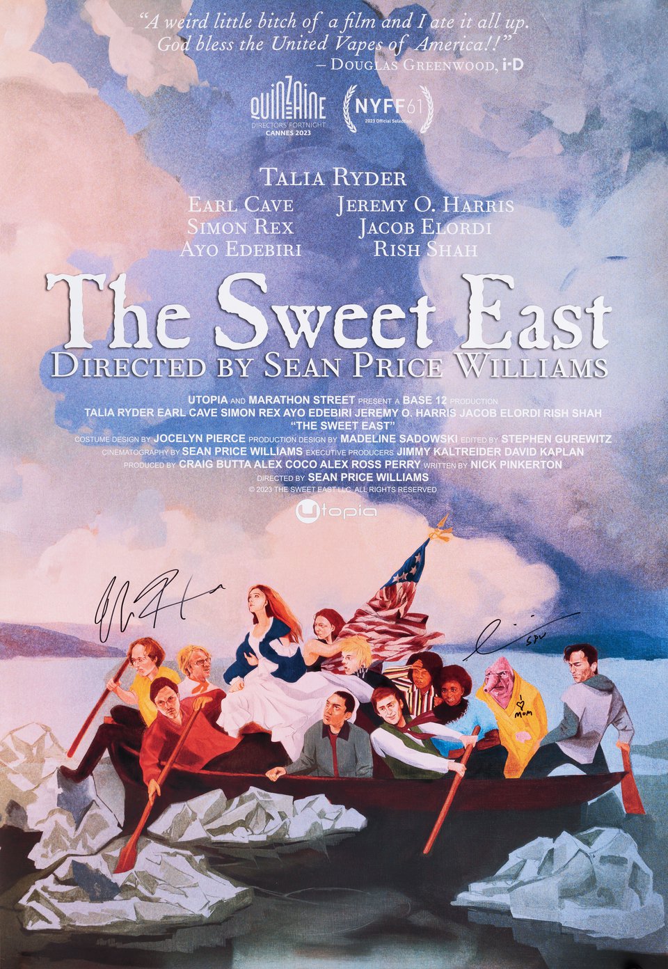The Sweet East Original 2023 U.S. One Sheet Movie Poster Signed by Sean ...
