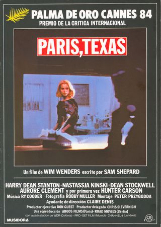 Paris, Texas Original 1984 Spanish Movie Program - Posteritati Movie ...