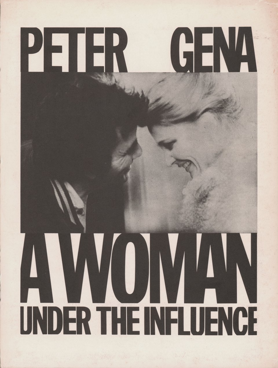 A Woman Under the Influence Original 1974 U.S. Press Kit - Posteritati ...