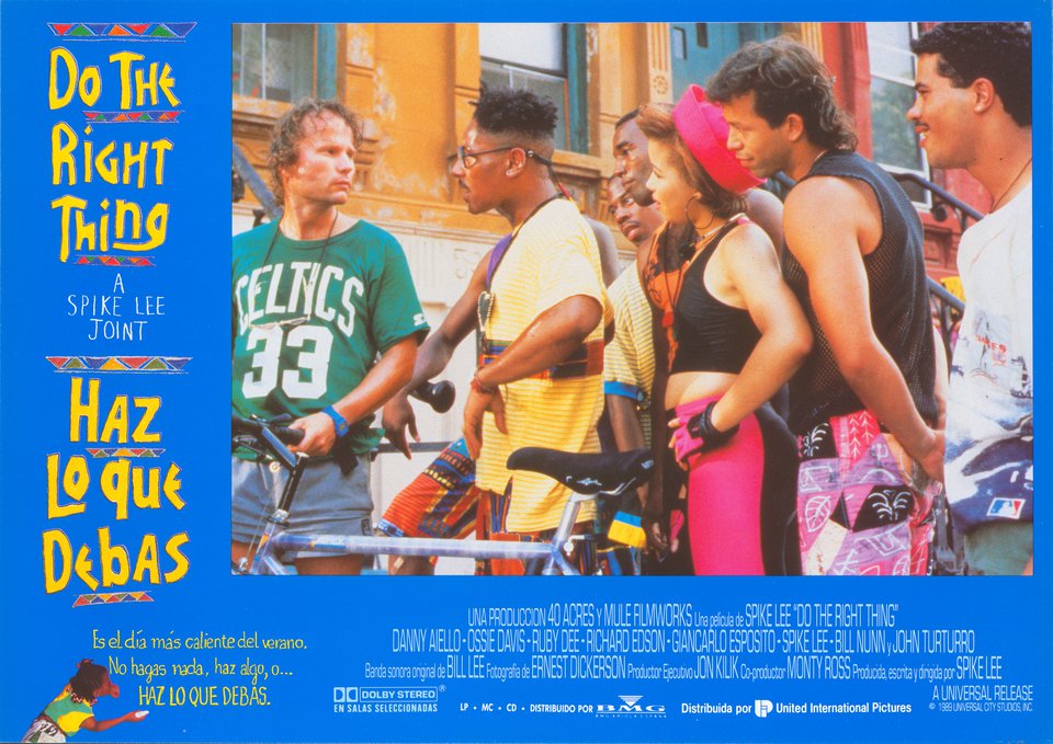 Do the Right Thing Original 1989 Spanish Scene Card - Posteritati Movie ...