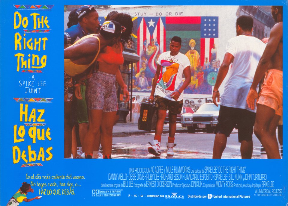 Do the Right Thing Original 1989 Spanish Scene Card - Posteritati Movie ...