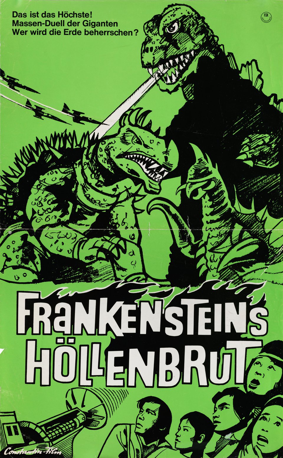 Godzilla Vs. Gigan Original R1980 German A3 Movie Poster - Posteritati ...