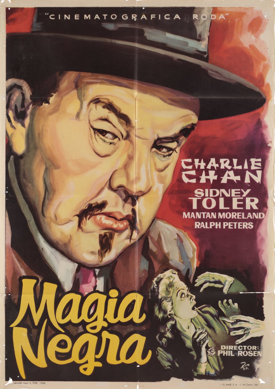 Black Magic Original 1960 Spanish B1 Movie Poster - Posteritati Movie ...