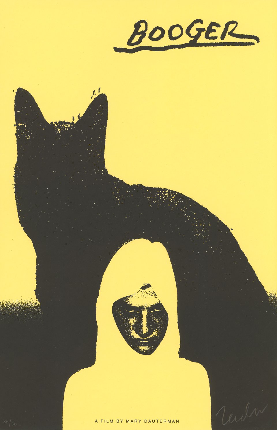 Booger Original 2024 U.S. Mini Movie Poster Signed by Daniel Zender ...