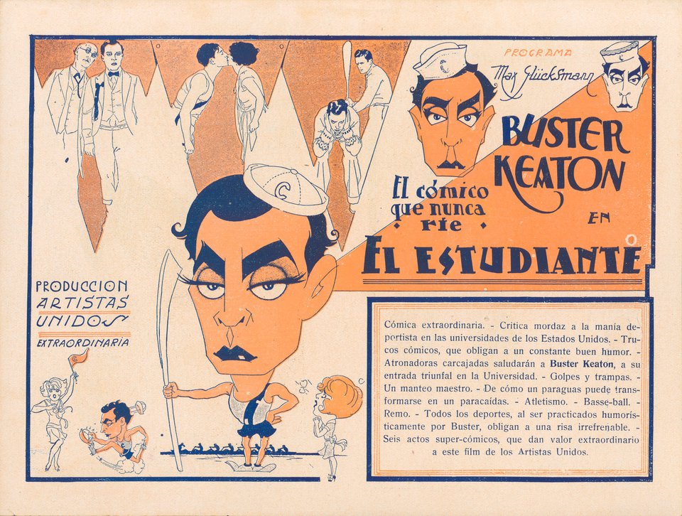 College Original 1927 Spanish Movie Herald - Posteritati Movie Poster ...