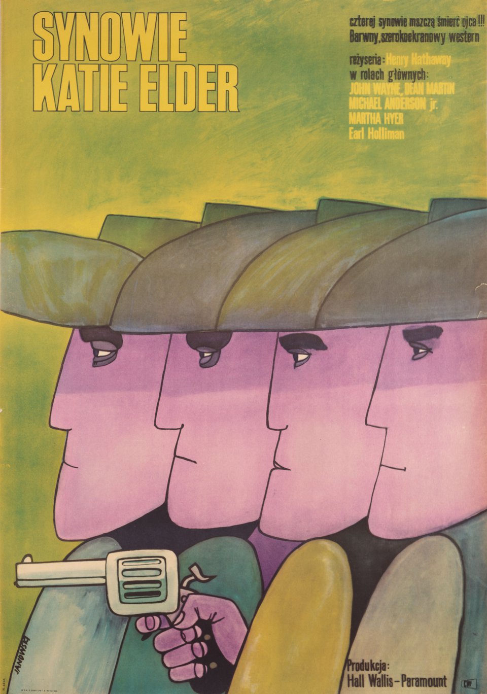 The Sons of Katie Elder Original 1967 Polish A1 Movie Poster ...