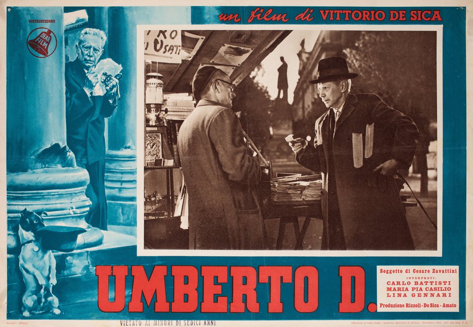 Umberto D. Original 1952 Italian Fotobusta Movie Poster - Posteritati ...