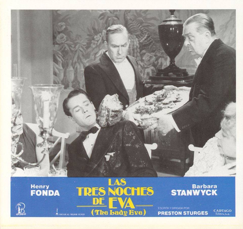 The Lady Eve Original R1980s Spanish Scene Card - Posteritati Movie ...