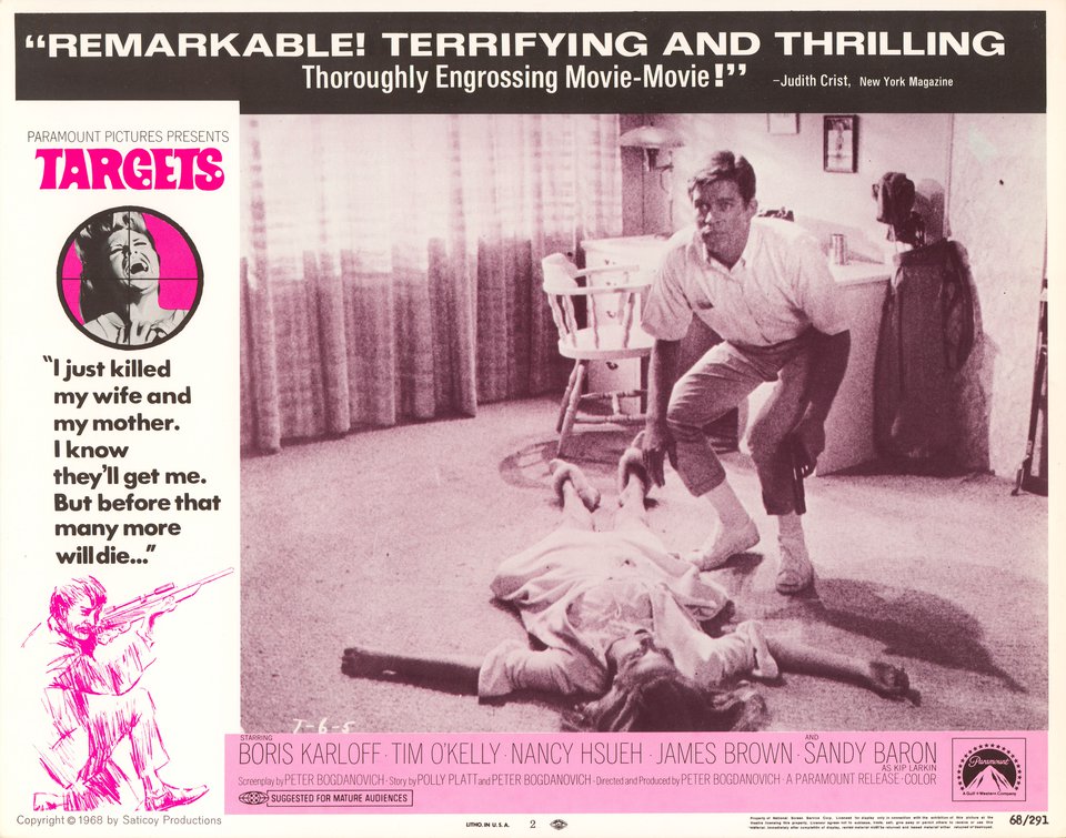 Targets Original 1968 U.S. Scene Card - Posteritati Movie Poster Gallery