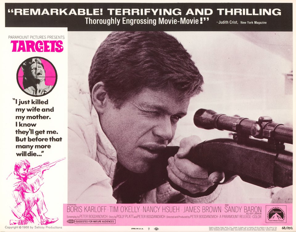 Targets Original 1968 U.S. Scene Card - Posteritati Movie Poster Gallery