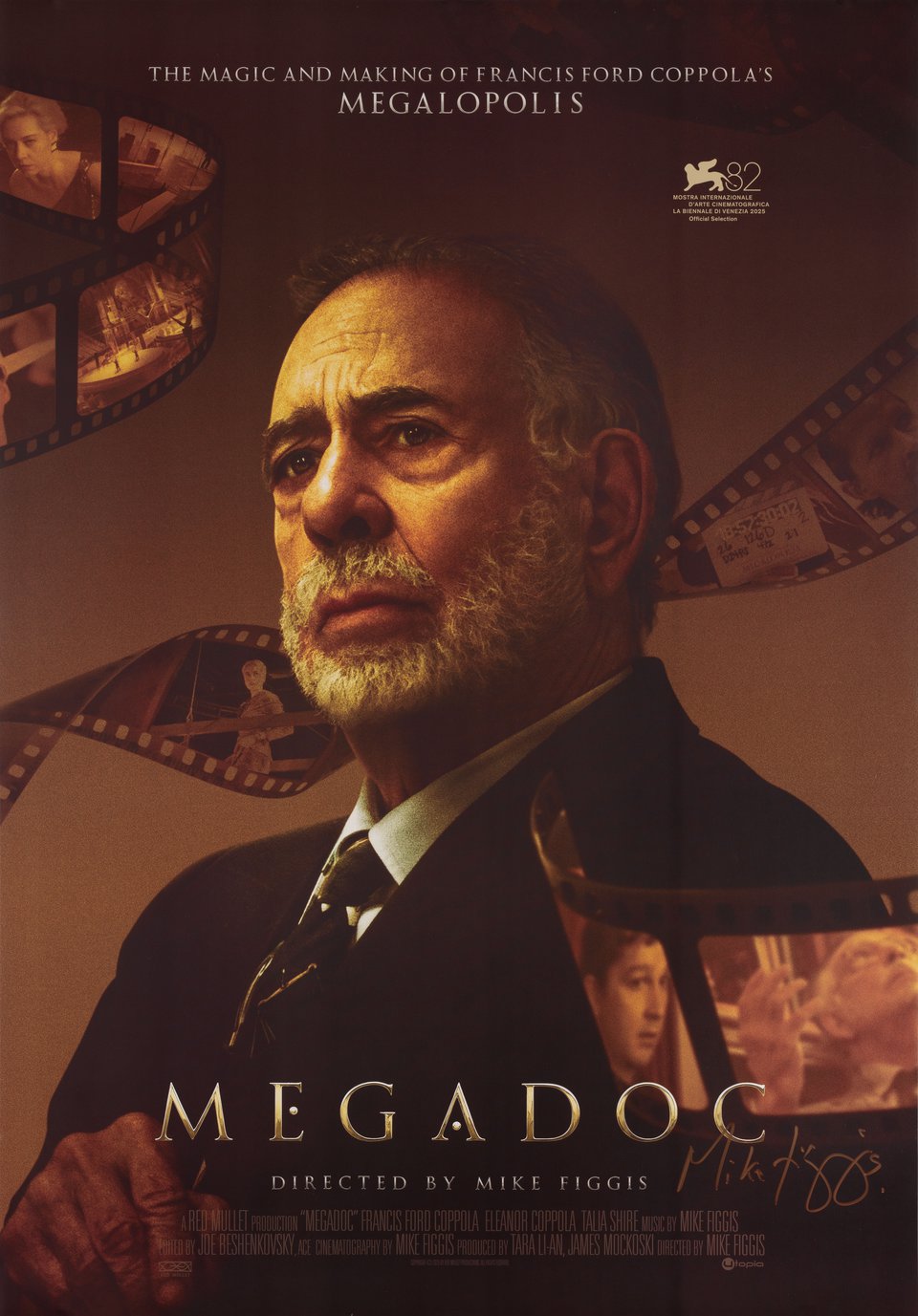 Megadoc Original 2025 U.S. One Sheet Movie Poster Signed by Mike Figgis - Posteritati Movie ...