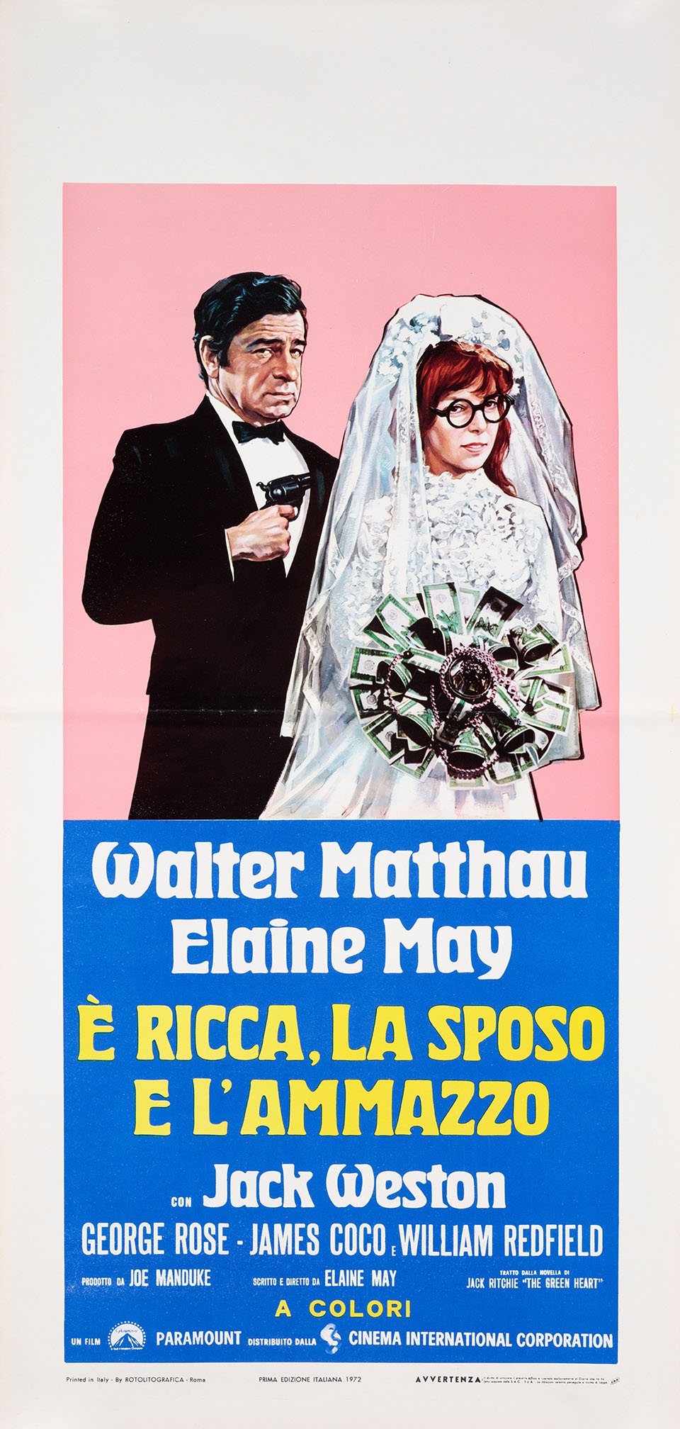 A New Leaf Original 1971 Italian Locandina Movie Poster - Posteritati ...