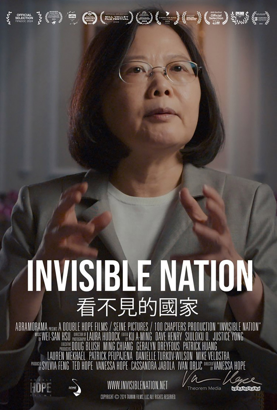 Invisible Nation Original 2024 U.S. One Sheet Movie Poster Signed by ...